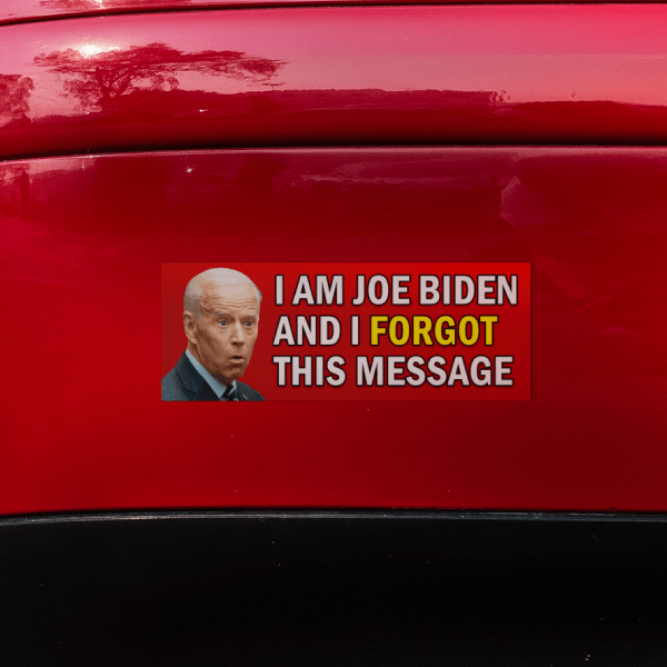 Forgetful Joe Biden Sticker – American Smart Shopper