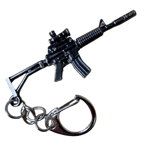 AR-15 Shaped Metal Key Chain & Zipper Pull – American Smart Shopper