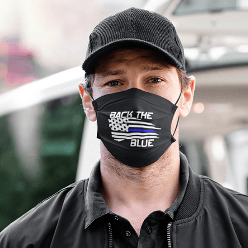 Back the Blue Mask – American Smart Shopper