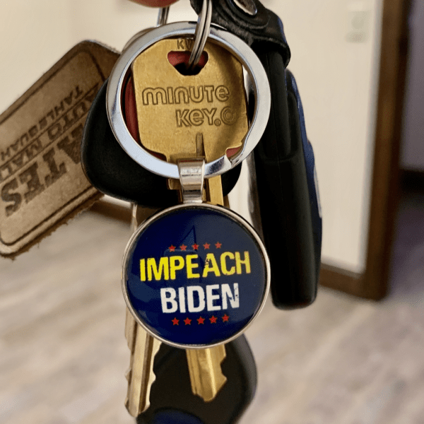 IMPEACH BIDEN Keychain – American Smart Shopper