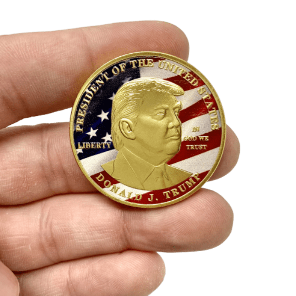 Trump "MAGA" Gold-Plated Coin – American Smart Shopper